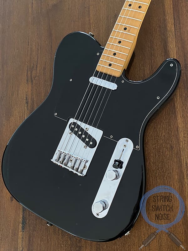 Fender Telecaster, Black on Black, 2007, Made in Japan | Reverb