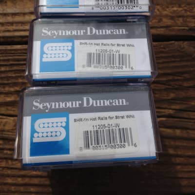 Seymour Duncan SHR-1s Hot Rails Strat Pickup Set | Reverb