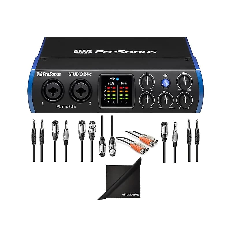 PreSonus Studio 26c 2x4 USB Type-C Audio/MIDI Interface | Reverb