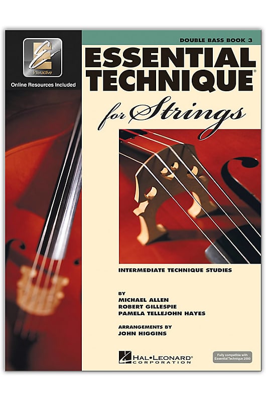 Essential Technique for Strings - Double Bass 3 Book/Online | Reverb