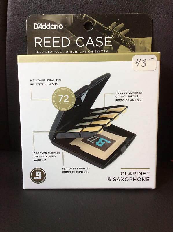 D'Addario Reed case. Reed storage humidification system | Reverb
