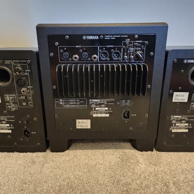 YAMAHA HS8 STUDIO SPEAKERS & SUBWOOFER | Reverb