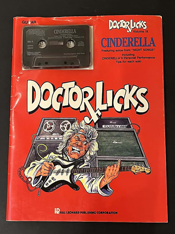 Doctor Licks Volume IX Cinderella Guitar Tab Book With | Reverb