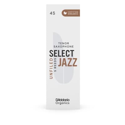 D'Addario Organic Select Jazz Unfiled Tenor Sax Reeds, | Reverb