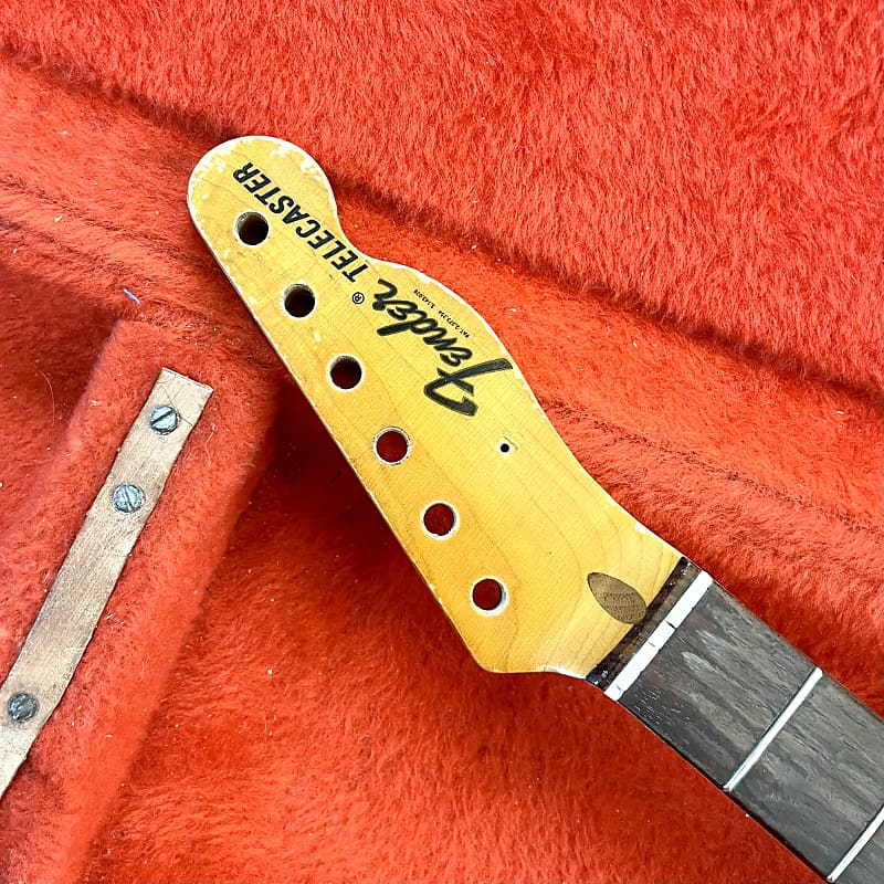 Fender Telecaster guitar neck 1972 - Rosewood original | Reverb