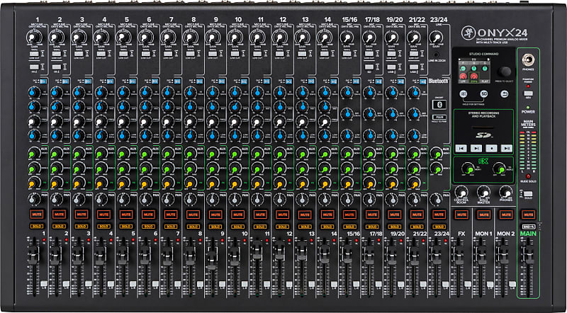 Mackie Onyx24 24-Channel Analog Mixer with Multitrack USB | Reverb