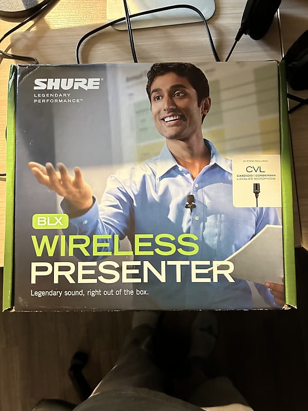 Shure BLX Wireless Presenter 2022 with Lav, receiver and | Reverb
