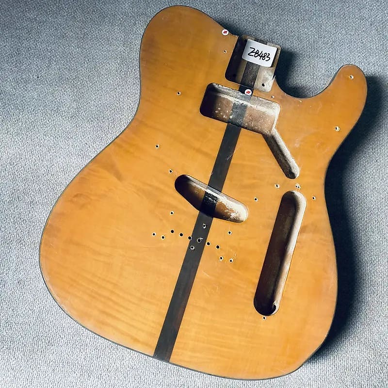Ash Wood Telecaster Tele Style Guitar String Through Body | Reverb