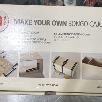 Meinl MYO-BCAJ Make Your Own Bongo Cajon Kit, Birch | Reverb