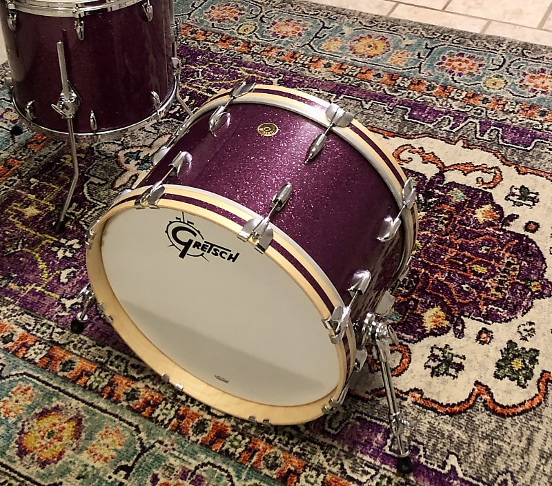 Gretsch USA Custom 12x20 Bass Drum - Purple Glass | Reverb