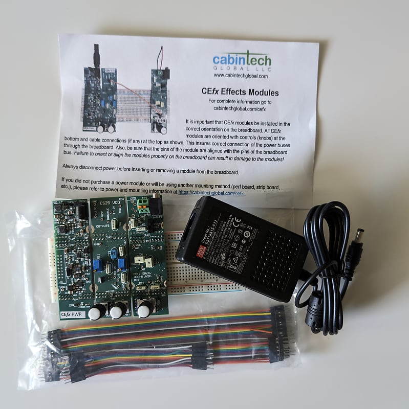 Cabintech CEfx Starter Kit - DIY Modular Synth Breadboarding | Reverb
