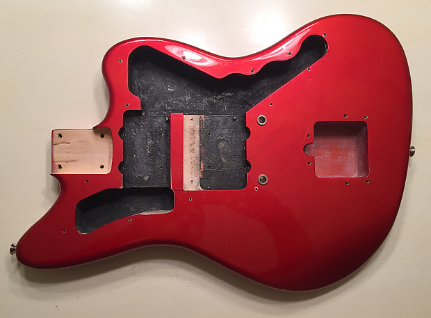 Squier Vintage Modified Jazzmaster Body w/ 3rd pickup route | Reverb