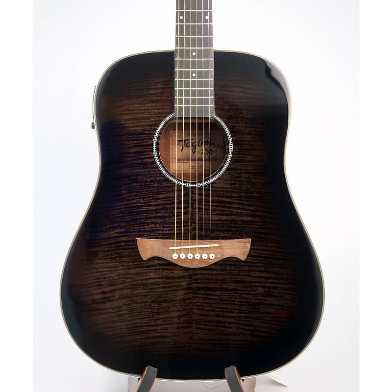 Tagima TW 30 EQ Acoustic Electric Guitar - Trans Black | Reverb