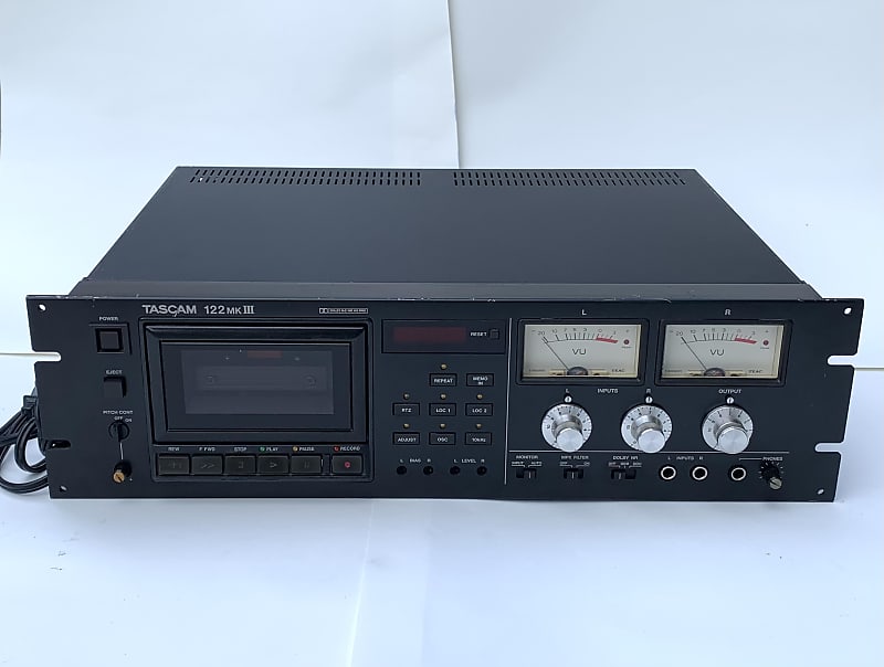Tascam 122 MK III 80s Black | Reverb