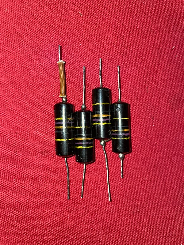 Sprague Bumble Bee tone caps qty4 .047uf 400v 1959 | Reverb