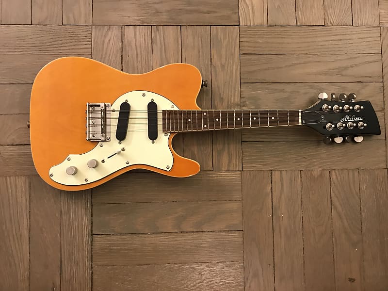 Alden (Eastwood) Mandocaster (8 string) Butterscotch | Reverb