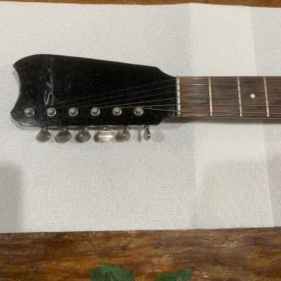 Danelectro Silvertone Model 1448 Guitar and Hard Shell Case | Reverb