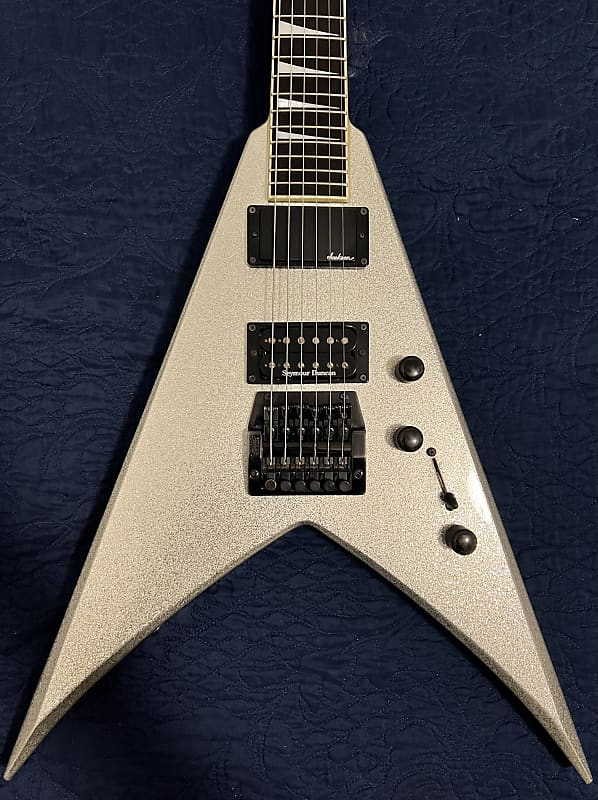 Jackson Custom Shop KV1 2001 - Silver Sparkle | Reverb Jackson Custom Shop KV1 2001 - Silver Sparkle | Reverb