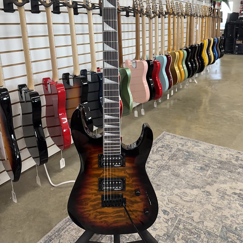 Jackson JS Series Dinky JS20 DKQ 2PT - Tobacco Burst | Reverb