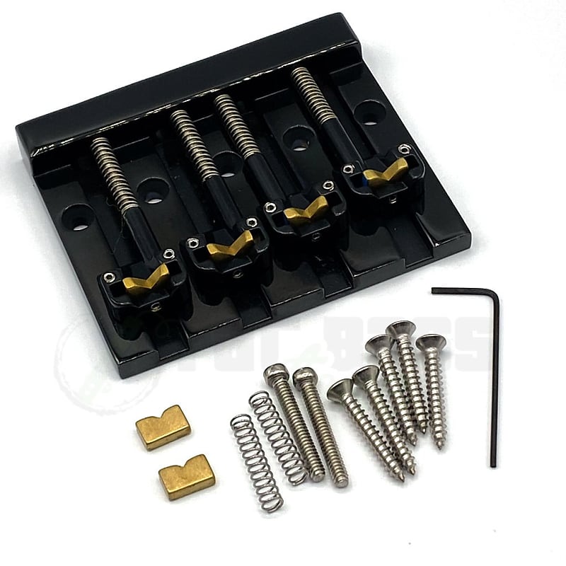 Hipshot KickAss Bridge - Black | Reverb