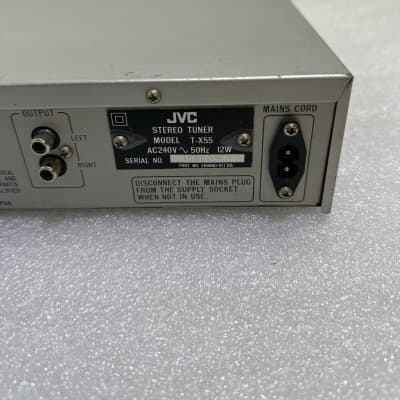 JVC T-X55 Computer Controlled AM/FM Stereo Tuner Component | Reverb UK