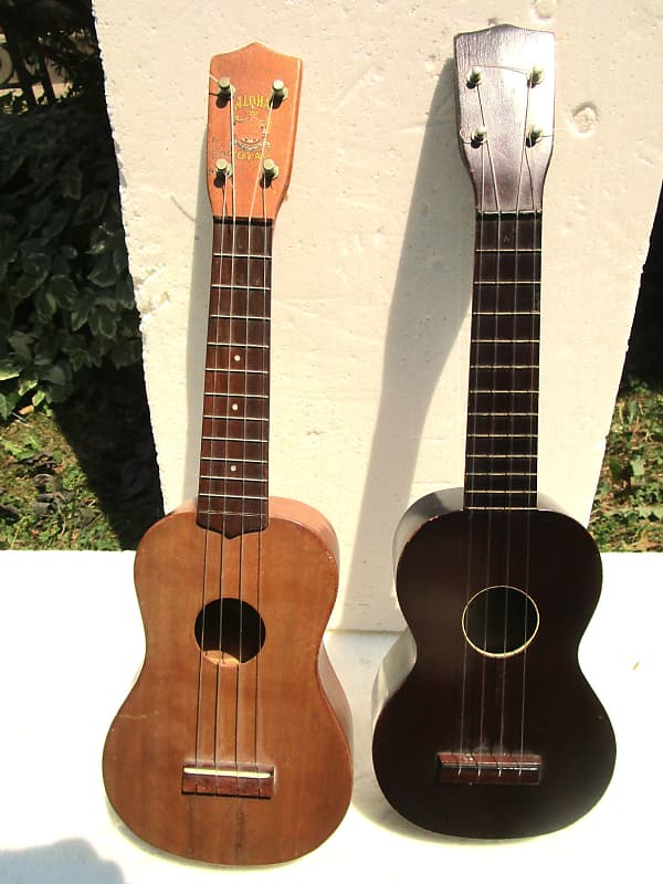 (2) Favilla & Aloha Royal Ukuleles 1940's, Two For One | Reverb