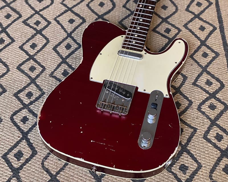 MJT Telecaster Custom - Candy Apple Red | Reverb Australia