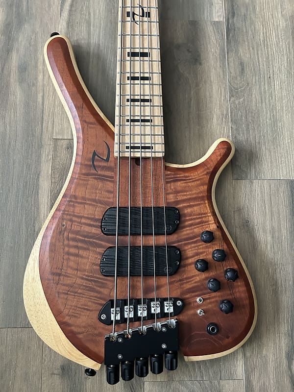 Z Bass OT5 Headless 19mm spacing 34” scale Neodymium | Reverb France
