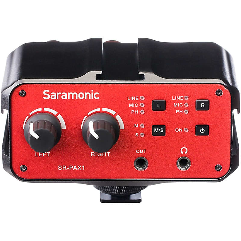 Saramonic SR-PAX1 2-Channel XLR 1/4" TRS and 1/8" On-Camera | Reverb