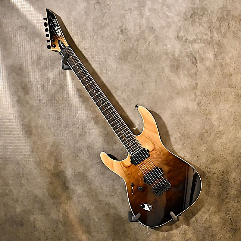 ESP Left handed LTD M-1000 HT - Black Fade Lefty Guitar | Reverb