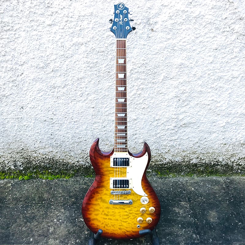 Greg Bennett Torino TR-2 Vintage Sunburst Electric Guitar | Reverb