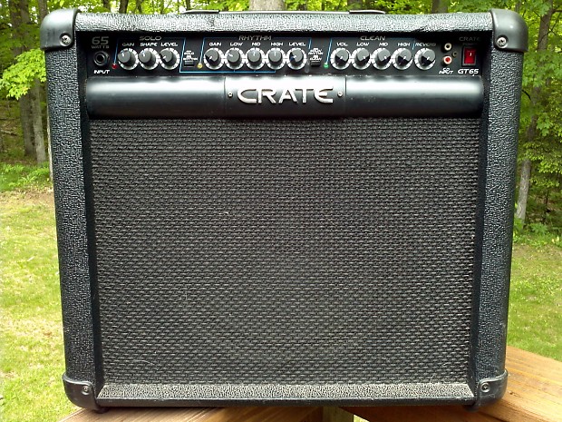 Crate GT65 65-Watt 1x12 Guitar Amp Black | Reverb