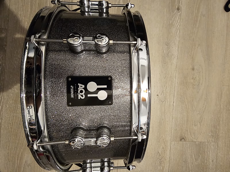 Sonor AQ2 7-ply Maple 13" x 6" Snare - 2023 - Gray/Sparkle | Reverb