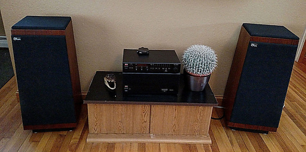 VINTAGE OHM MODEL i STEREO LOUD SPEAKERS, RARE NICE CONDITION | Reverb