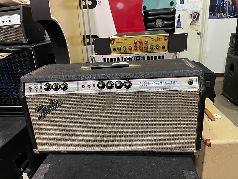 Fender Super Bassman Amp Tube Amplifier Head Vintage | Reverb