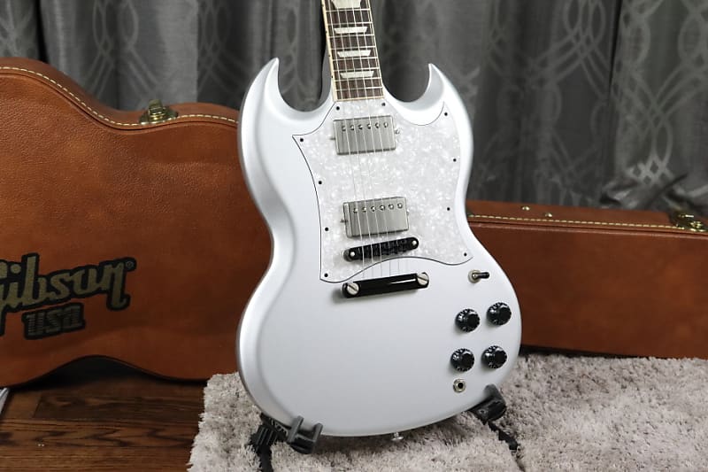 Gibson SG Standard 2021 Roswell Silver Gibson Mod Collection | Reverb