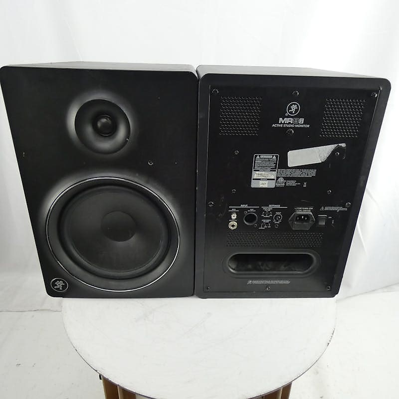 Used Mackie MR8 PAIR Speaker Cabinets Studio Monitors | Reverb