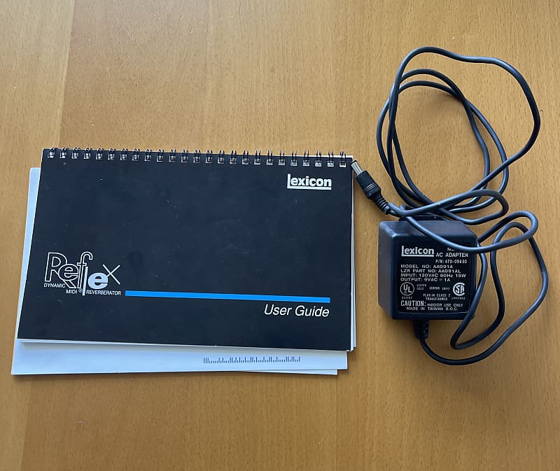 Lexicon Reflex manual and power supply | Reverb UK