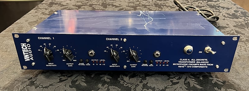 Vintech Audio 1272 Early 2000's (I Think) - BLUE FACE | Reverb