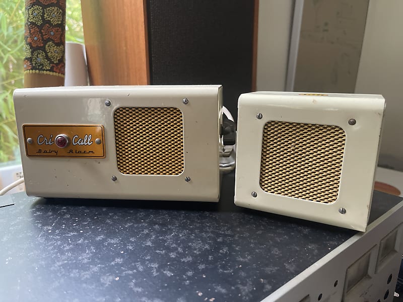 Cri Call Baby Alarm vintage tube speaker | Reverb