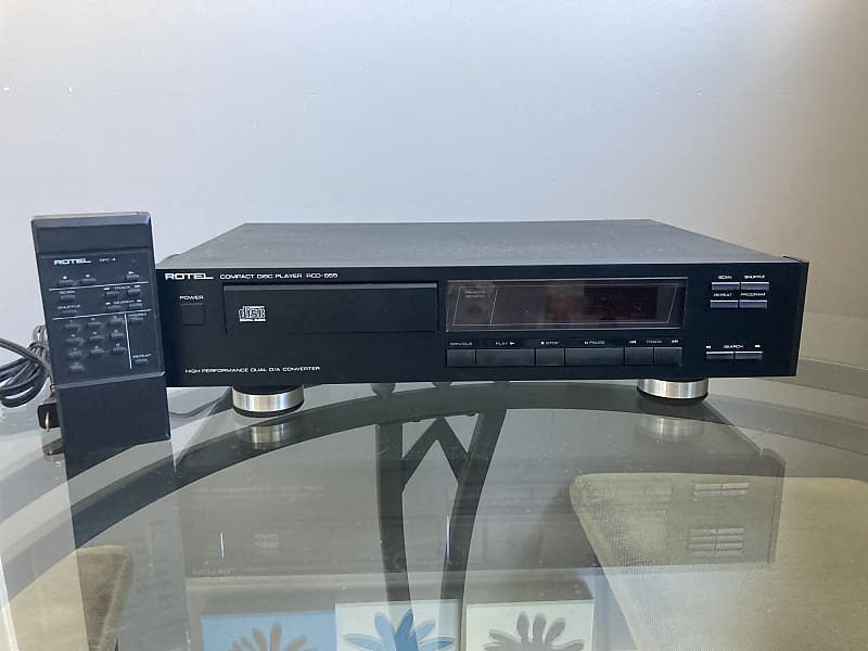 Rotel CD Player 1990s Matte Black | Reverb