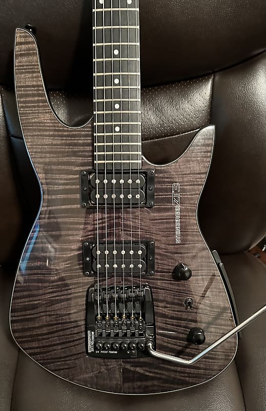 Steinberger ZT3 Translucent Trans Black Electric Headless | Reverb