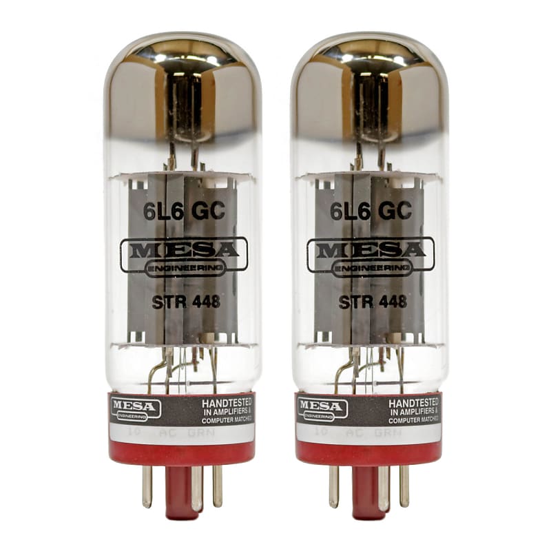Mesa Boogie 6L6 STR-448 Power Tubes Matched Pair - Redbase | Reverb