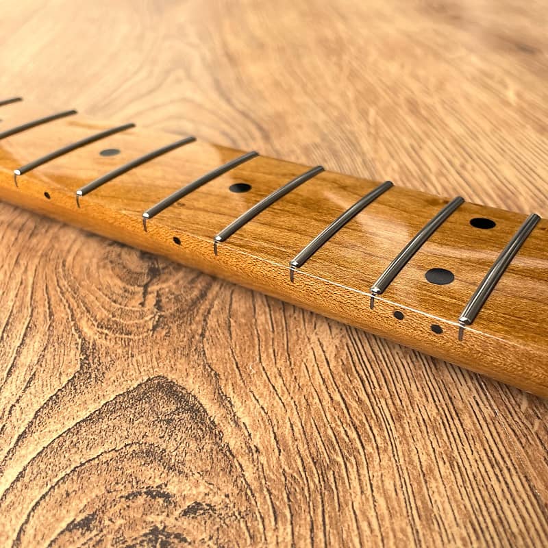 Roasted Torrefied Baked Maple Telecaster Guitar Neck | Reverb UK