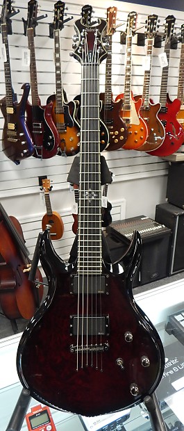 Schecter Devil Custom Quilted Blood Red | Reverb