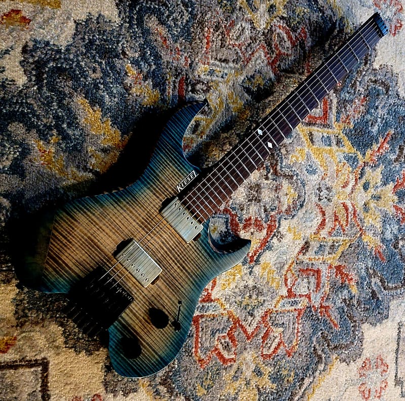 Kiesel Vader - California Burst Blue - Headless - Nicely | Reverb