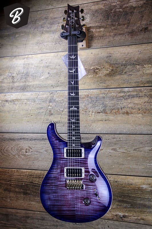 PRS Custom 24 Violet Blue Burst 10 w/ Hardcase | Reverb
