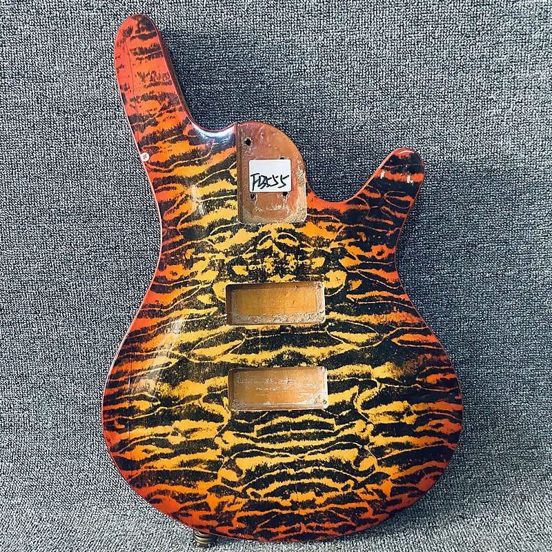 4/6 String Bass Quilted Maple Top Body DIY Project | Reverb