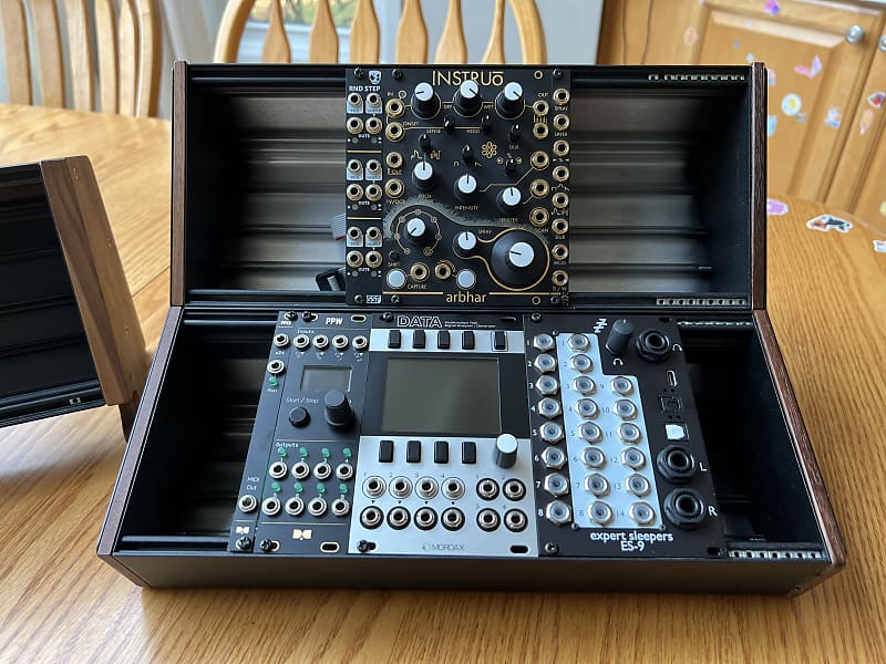 Moog 60 HP (120 HP Total) 2 Tier Eurorack Case 2010s - Black | Reverb