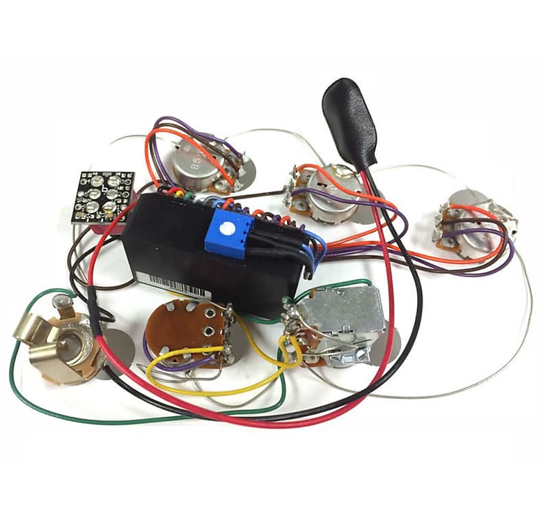 Bartolini 5.4AP Compact Preamp 2-Pickup 5-Knob 1-Switch | Reverb